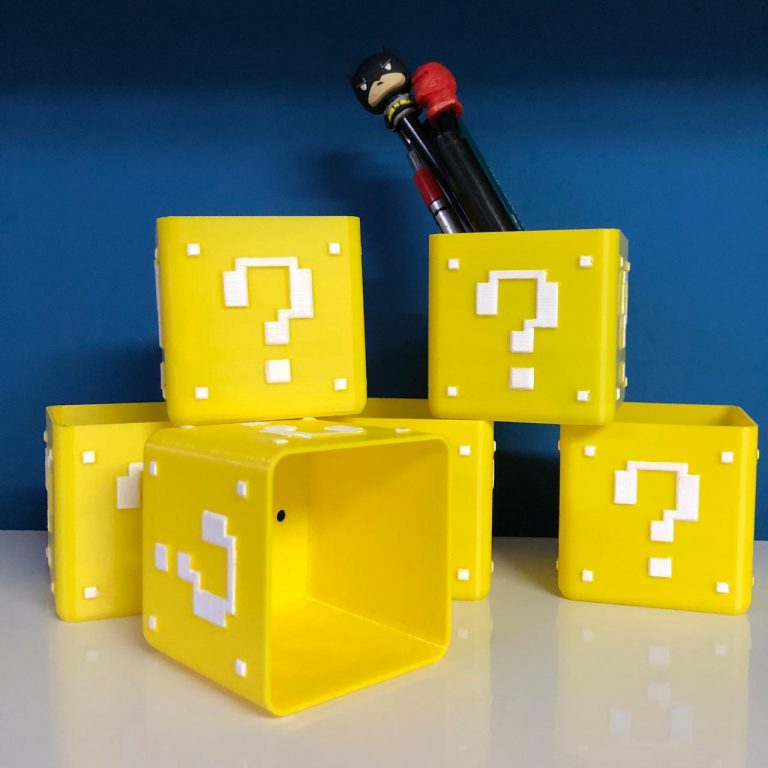 Caja Super Mario Bros. Maceta / Lapicero - 3D Dealer