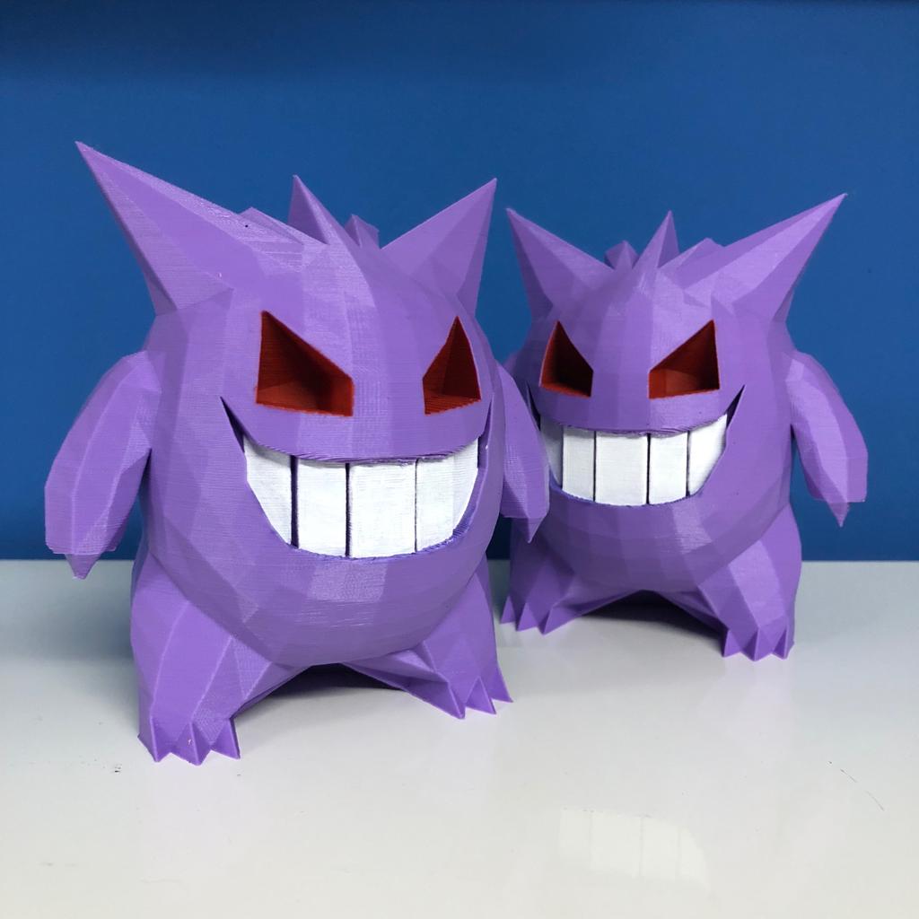 Gengar Pokémon - Minimalista - 3D Dealer